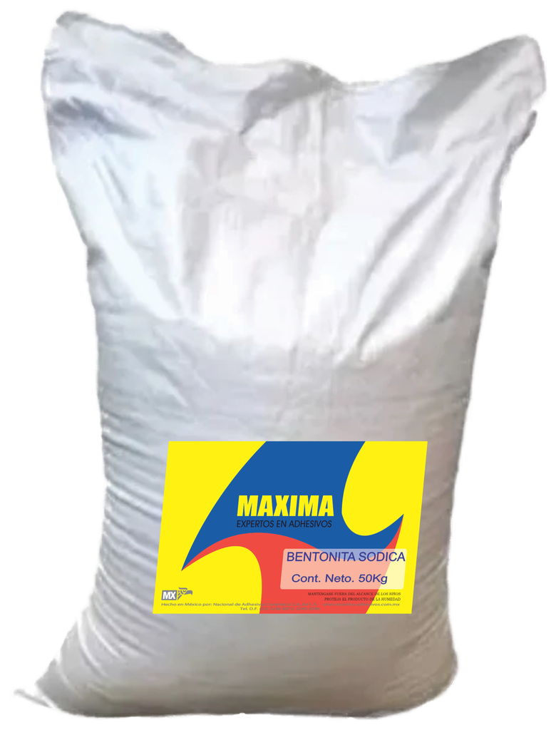 SODIUM BENTONITE (25KG BAG) | MAXIMA ADHESIVOS